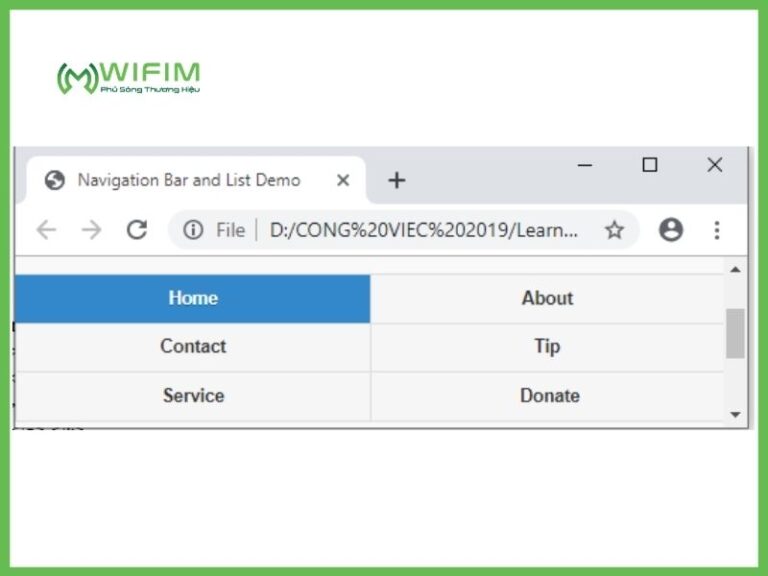 Navigation Bar là gì? Hướng dẫn tạo thanh Navigation Bar đơn giản