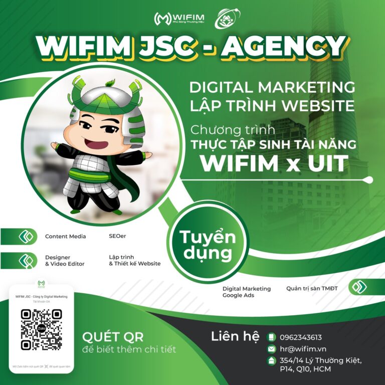WIFIM JSC - Công ty Digital Marketing Online Thuê Ngoài